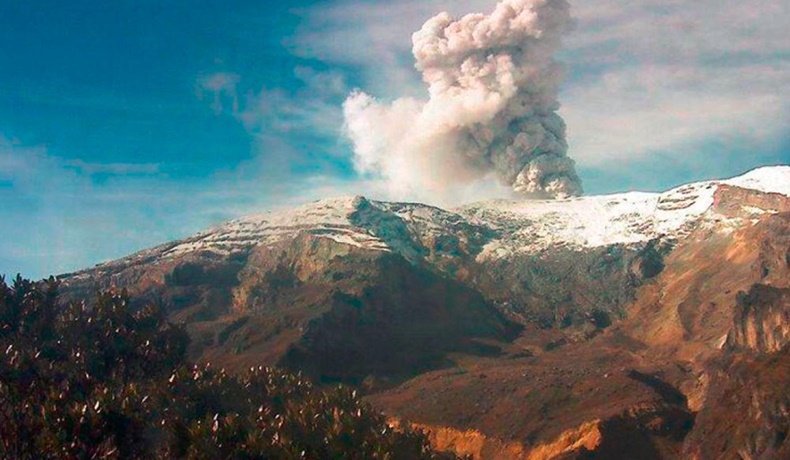 ¡Ojo! Desmienten alerta por supuesta erupción del Nevado del Ruiz en Armero